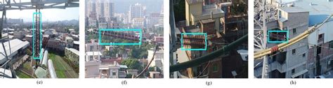 detection examples for composite insulator in building scenes