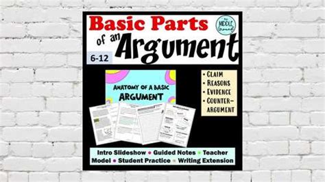 Analyze And Evaluate Argument Claims Evidence Reasons Parts Of