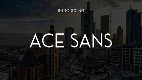 Ace Sans Font Free Download