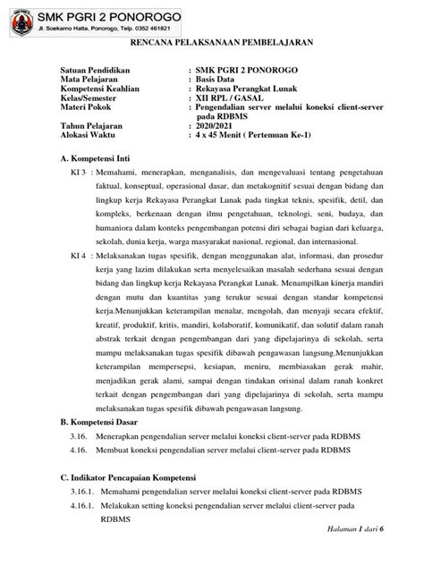 koneksi client server pada rdbms pdf