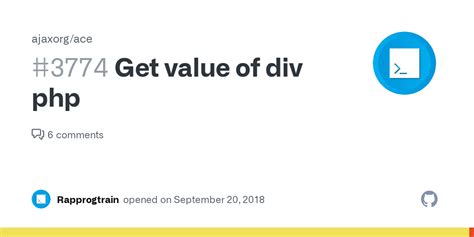Get Value Of Div Php Issue Ajaxorg Ace GitHub