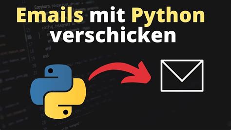 Emails Mit Python Versenden Via Smtplib Gmail YouTube