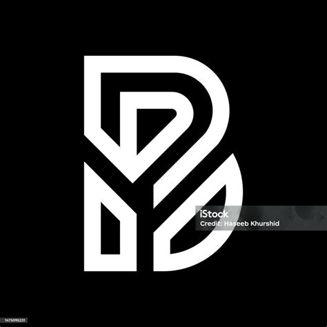 최소한의 Bp 로고 고급 배경에 Pb 편지의 아이콘입니다 Bp 모노그램 이니셜을 기반으로 한 로고 아이디어 전문적인 다양한 문자 기호와 배경에 Pb 로고 0명에 대한 스톡