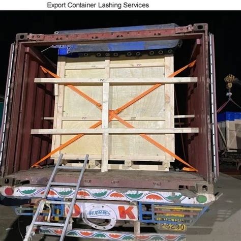 Export Container Lashing Services एक्सपोर्ट कंटेनर लैशिंग निर्यात कंटेनर लैशिंग In Pune