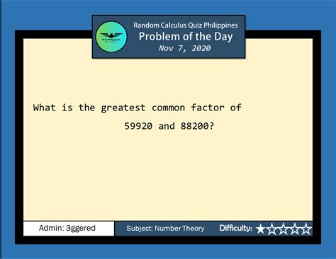 Rcq Philippines Random Calculus Quiz Philippines Problem