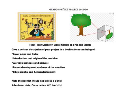 Grade 6 Physics Project 2019 20 Pdf