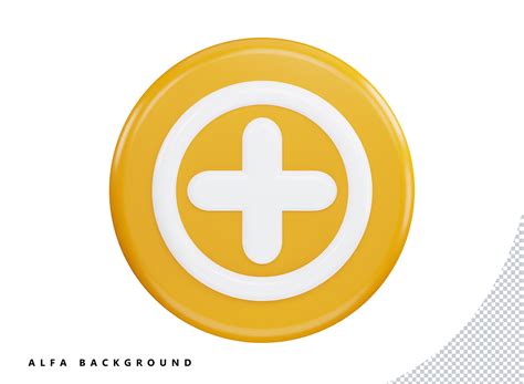 Plus Sign With 3d Vector Icon Graphic By Crop3dbusiness · Creative Fabrica