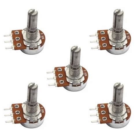 50k Ohm Round Potentiometer Single Variable Resistor 5 Pcs At ₹ 125 00 वैरिएबल रेसिस्टर