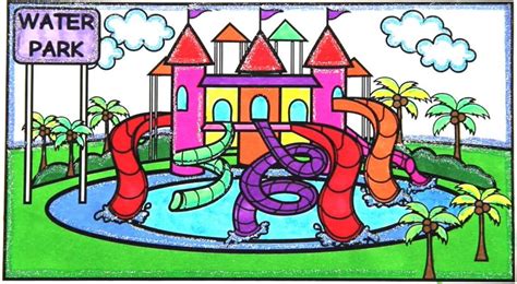 √gambar Mewarnai Waterboom Contohnya