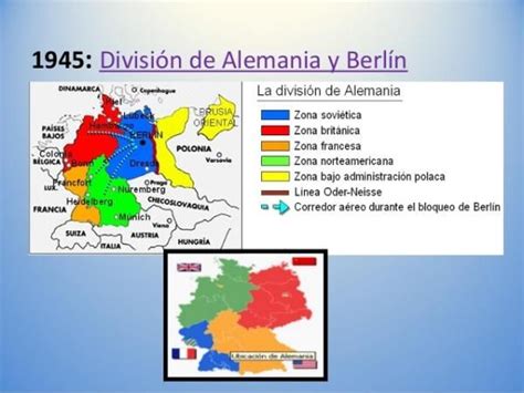 División De Alemania Y BerlÍn Con Resumen Y Mapa Alemania