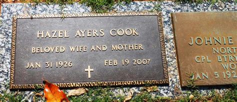 Hazel Lorene Davidson Ayers Cook 1926 2007 Find A Grave Memorial
