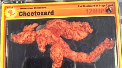 Forget Pokémon Cards Someone Just Sold A Charizard Shaped Cheeto For