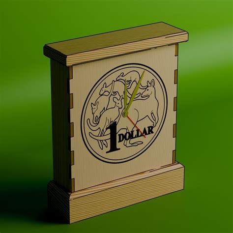 Personalized Small Timber Clock For Coin Collectors Mr Sullys Blog