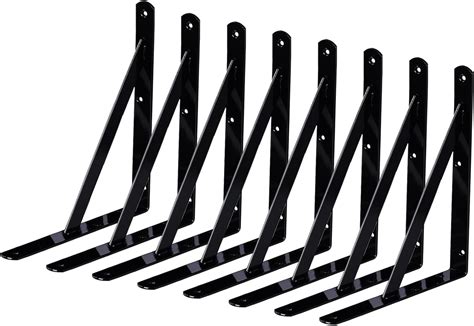 Shelf Brackets 8 Pack 8 Inch Heavy Duty Metal L Brackets