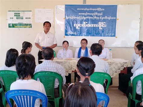 ကျိုက်မရော အလှပ်ကုန်း အလယ်တန်းကျောင်း၌ လူငယ်စကားဝိုင်းကျင်းပ