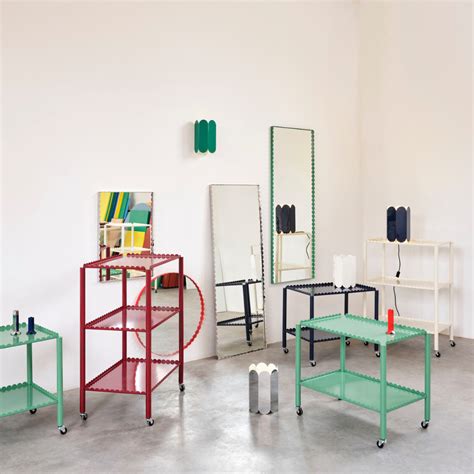 Arcs Spiegel Rectangle Large Burgundy Nordic New