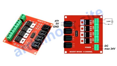 [guide] arduino irf520n module mosfet transistor code câblage