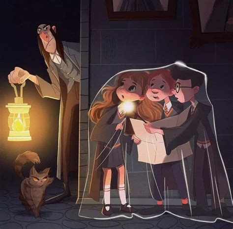 Harry Ron And Hermione Harry Potter Illustrations Harry Potter