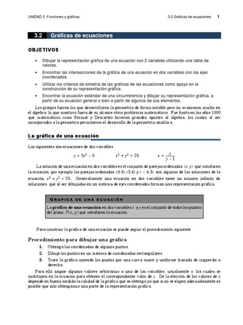 32 Graficas De Ecuaciones Pdf Ecuaciones Simetría