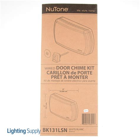 Broan Nutone Bk131lsn Chime 1 Lighted Stucco Pushbutton1 Transformer