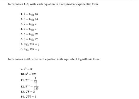 Solved In Exercises 1 8 ﻿write Each Equation In Its
