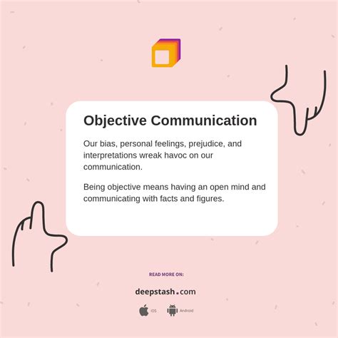 Objective Communication Deepstash