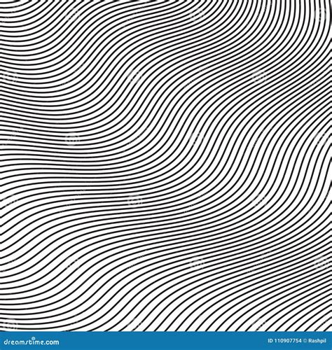 Abstract Halftone Wavy Lines Stock Illustration Illustration Of