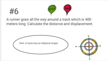 Interactive Distance And Displacement Word Problems Google Jamboard