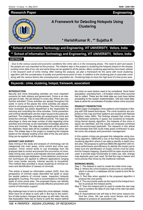 Pdf A Framework For Detecting Hotspots Using Clustering