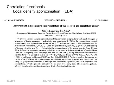 Phy 752 Solid State Physics Reading Chapter 4 In Gggpp Ppt Download