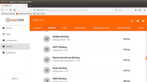 Openhab 2 With Matrix Creator And Raspi 3 A Openhab 2 Mqtt Binding Element14 Community