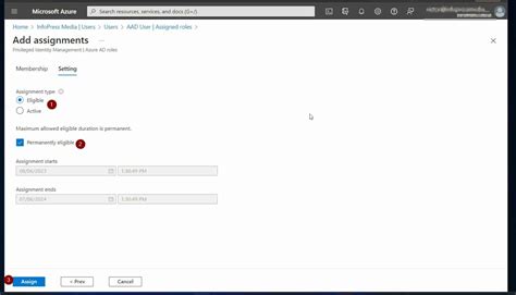 Azure AD Roles And Permissions Assign Manage Roles For Users Groups