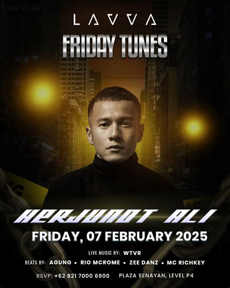 Lavva Senayan Jakarta Friday Tunes Herjunot Ali