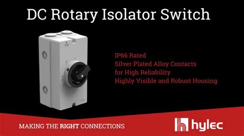 Hylec Apl On Linkedin Hylec Apl Rotary Isolator Switches Dc Rotary Isolator Switches
