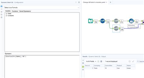 solved convert field name type if field s name meets a ce alteryx