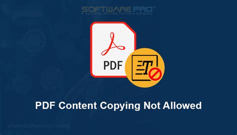 Pdf Content Copying Not Allowed Issue Resolved