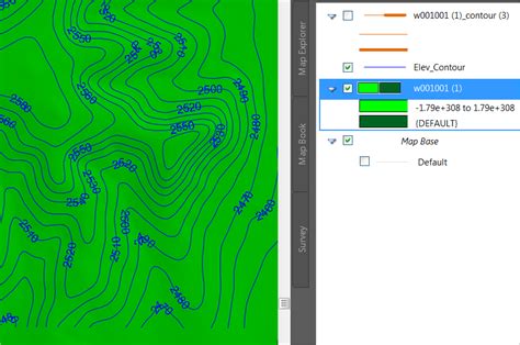 Sdf Contour Data With Elevations To Polylines With Elevations