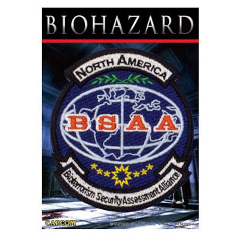 Resident Evil Bsaa Patch With Velcro Capcom Official Biohazard Security