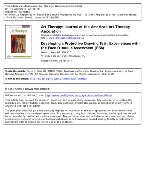 Pdf The Face Stimulus Assessment Fsa Introduction