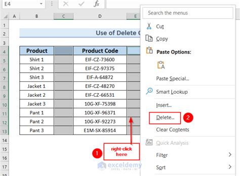 How To Delete Unused Columns In Excel Quick Ways
