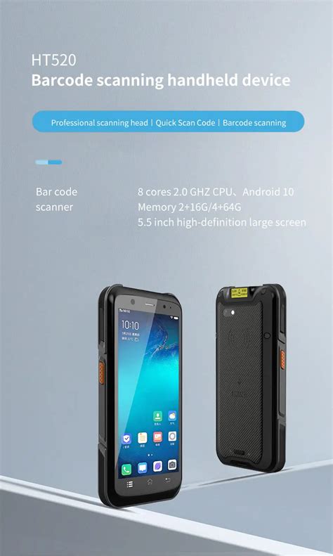 Industrial Plus Android Handheld Pda Scanner Qr Code Barcode Scanner Warehouse Inventory Mobile