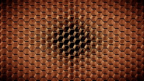 Copper Hex Stack 3840x2160 Rwallpaper