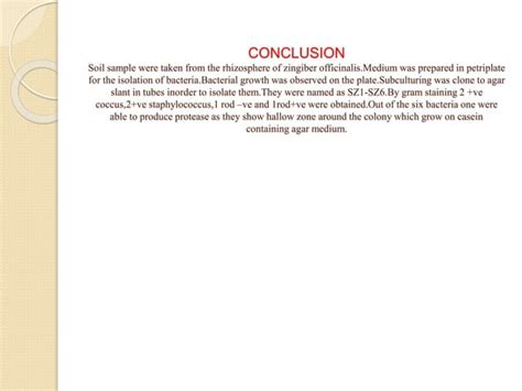 Isolation Of Protease Producing Microorganism Pptx Gardening Home