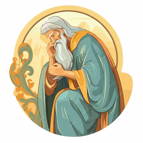 Jeremiah Weeping Prophet Christian Illustration Premium Ai Generated