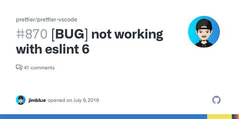Bug Not Working With Eslint 6 · Issue 870 · Prettierprettier Vscode