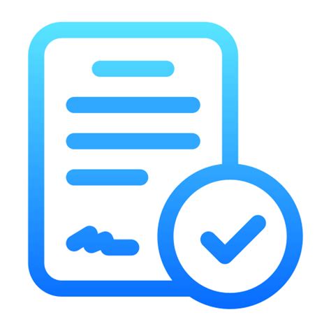 Contract Generic Gradient Icon