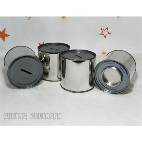 Jual Celengan Kaleng Mini Buka Tutup Shopee Indonesia