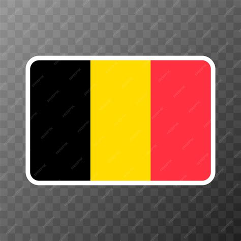 Premium Vector Belgium Flag Official Colors And Proportion Vector Illustration