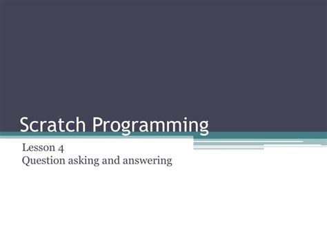 Ppt Scratch Programming Powerpoint Presentation Free Download Id