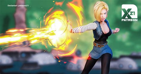 Dbz Android18 3d Computer Graphics Dbz Android 18 Pixiv